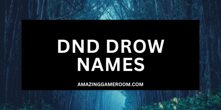Best 250 DnD Drow Names (With Meanings)