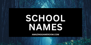 Best 250 School Name Ideas (With Meanings) - Amazing Game Room