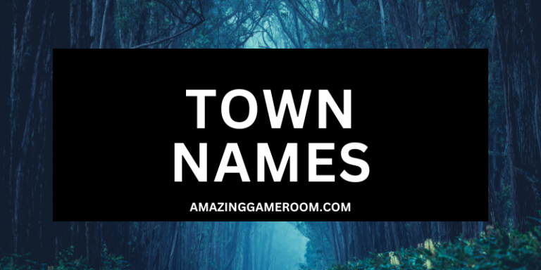 Best 250 Town Name Ideas (With Meanings)